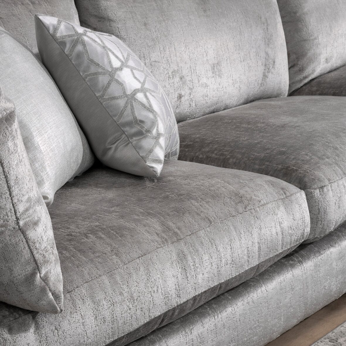 Ariana Grey Chenille Sofa Range – Rowen Homes