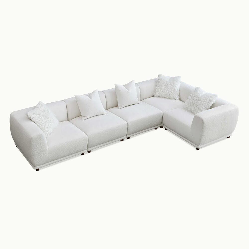 Arlo Polar Boucle Modular Sofa Range – Rowen Homes