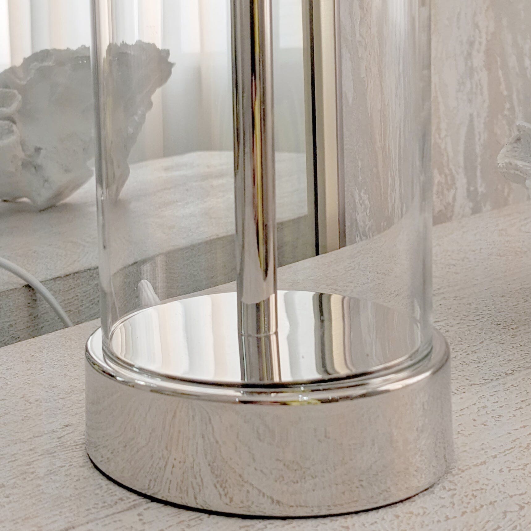 Azure Silver & Glass Large Table Lamp – Rowen Homes