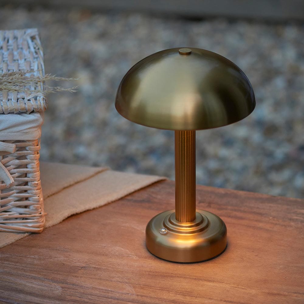 Bailee Gold Rechargeable Table Lamp – Rowen Homes
