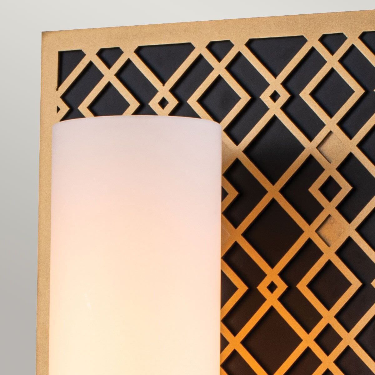 Belgrave Gold Diamond Pattern Wall Light – Rowen Homes