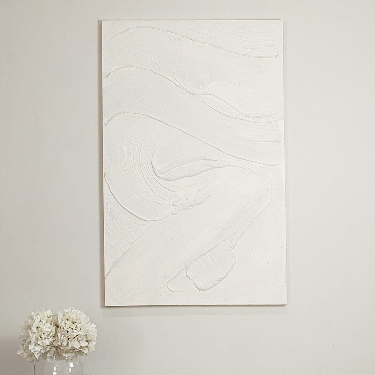 Shop Boston Cream Textured Abstract Canvas Wall Art – Rowen Homes
