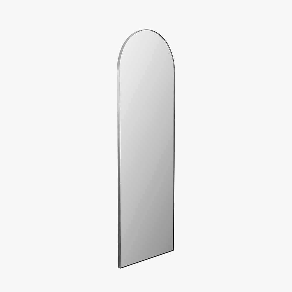 Cairns Brushed Silver Arched Floor Mirror – Rowen Homes