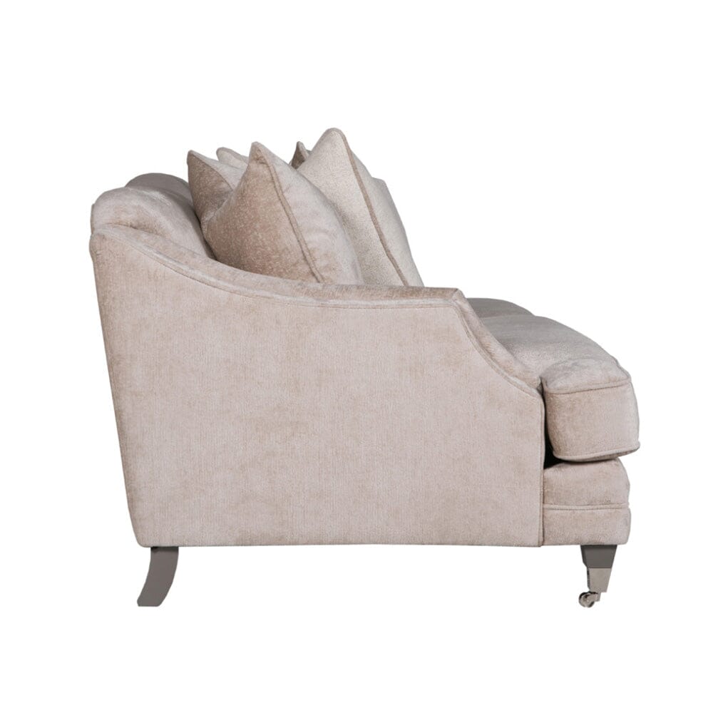 Cassandra Mink 4 Seater Scatter Back Sofa – Rowen Homes