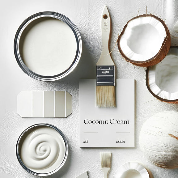 Coconut Cream Walls & Ceilings Washable Flat Matt Paint – Rowen Homes