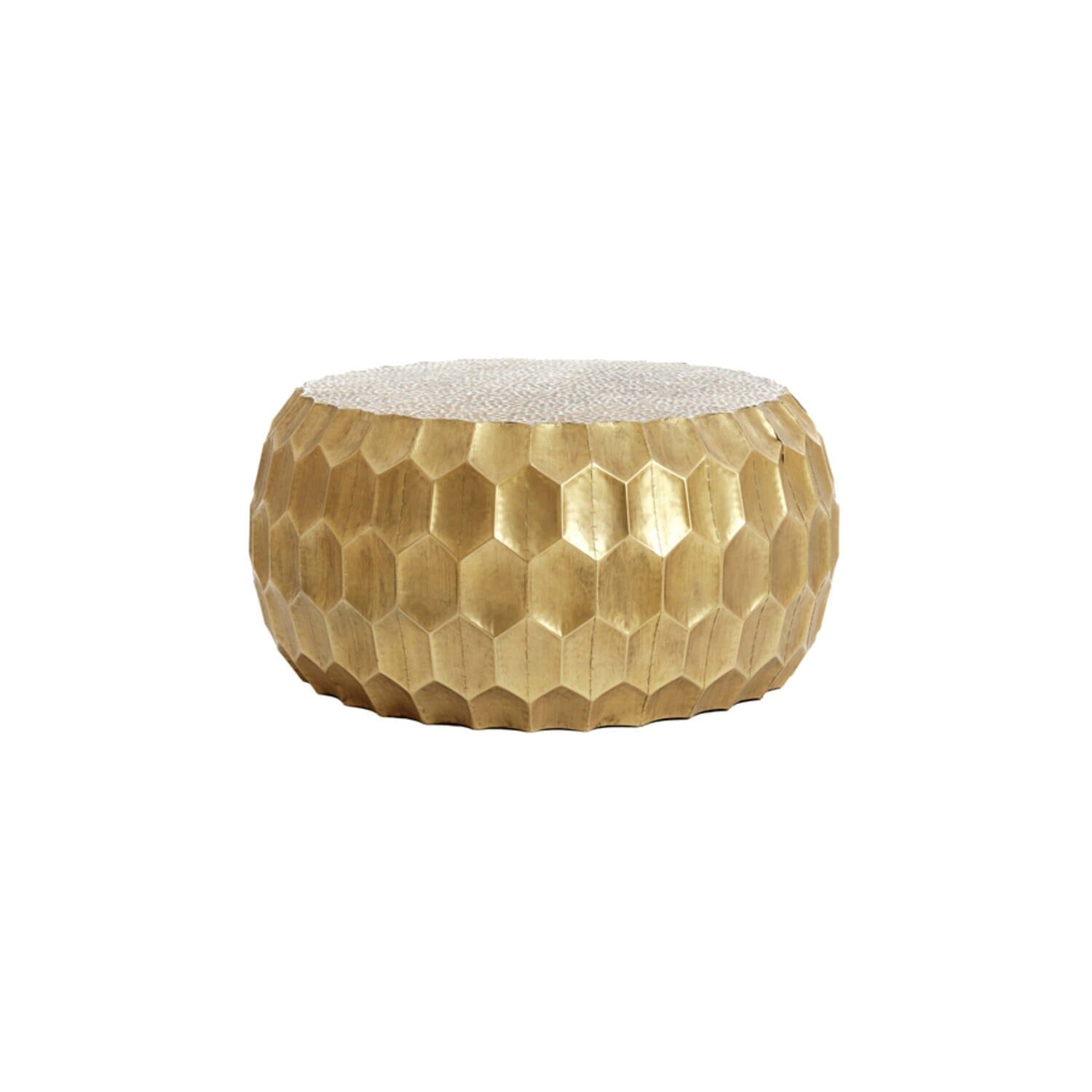 Cora Antique Gold Round Coffee Table – Rowen Homes