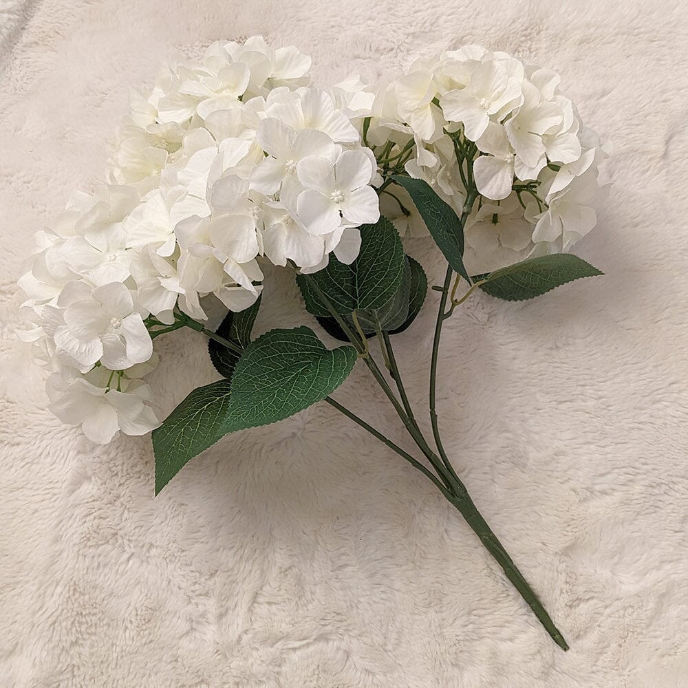 Cream Hydrangea Faux Floral Bunch – Rowen Homes