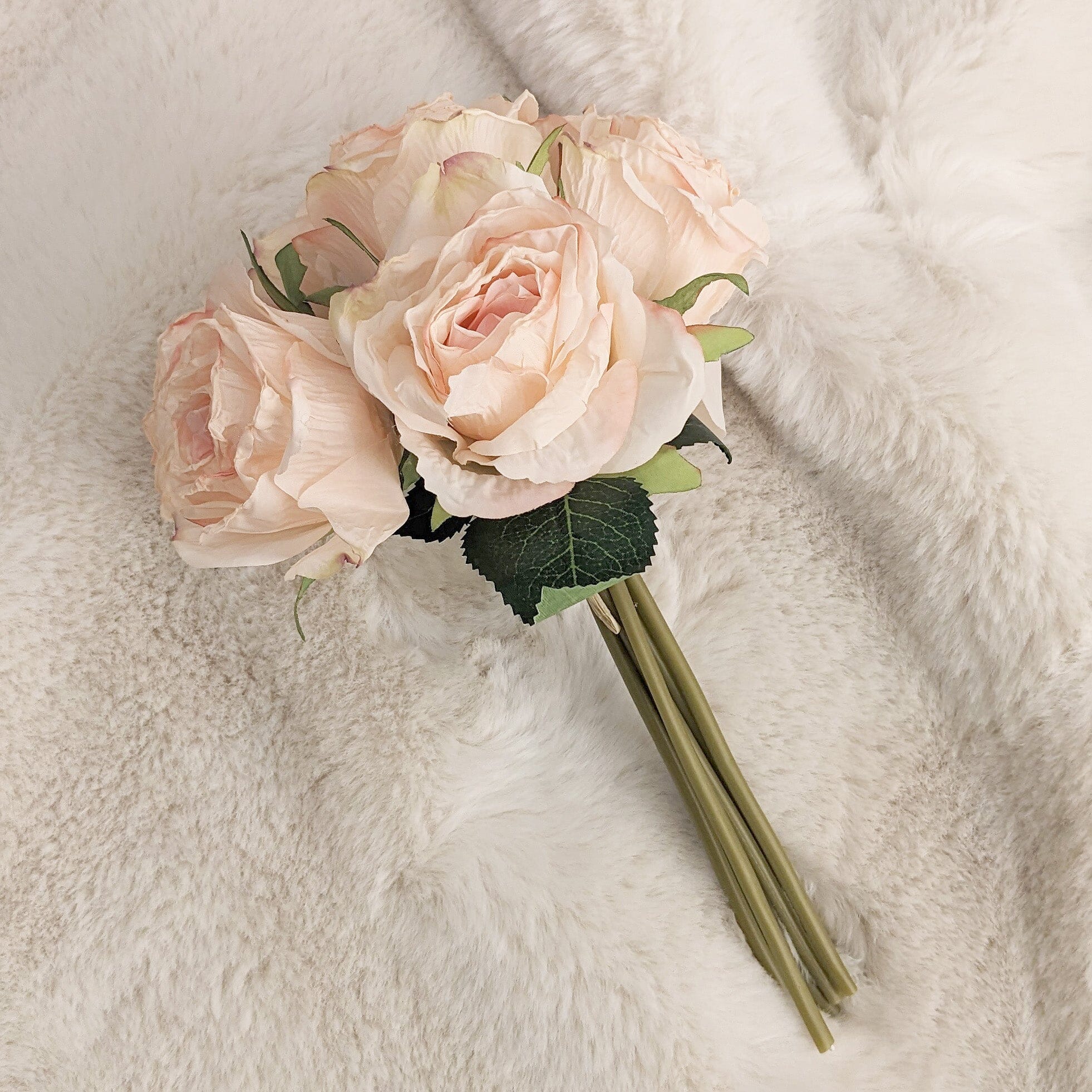 Dusty Pink Bunch of Faux Rose Florals – Rowen Homes
