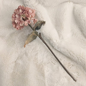Dusty Pink Faux Hydrangea Single Stem Floral – Rowen Homes