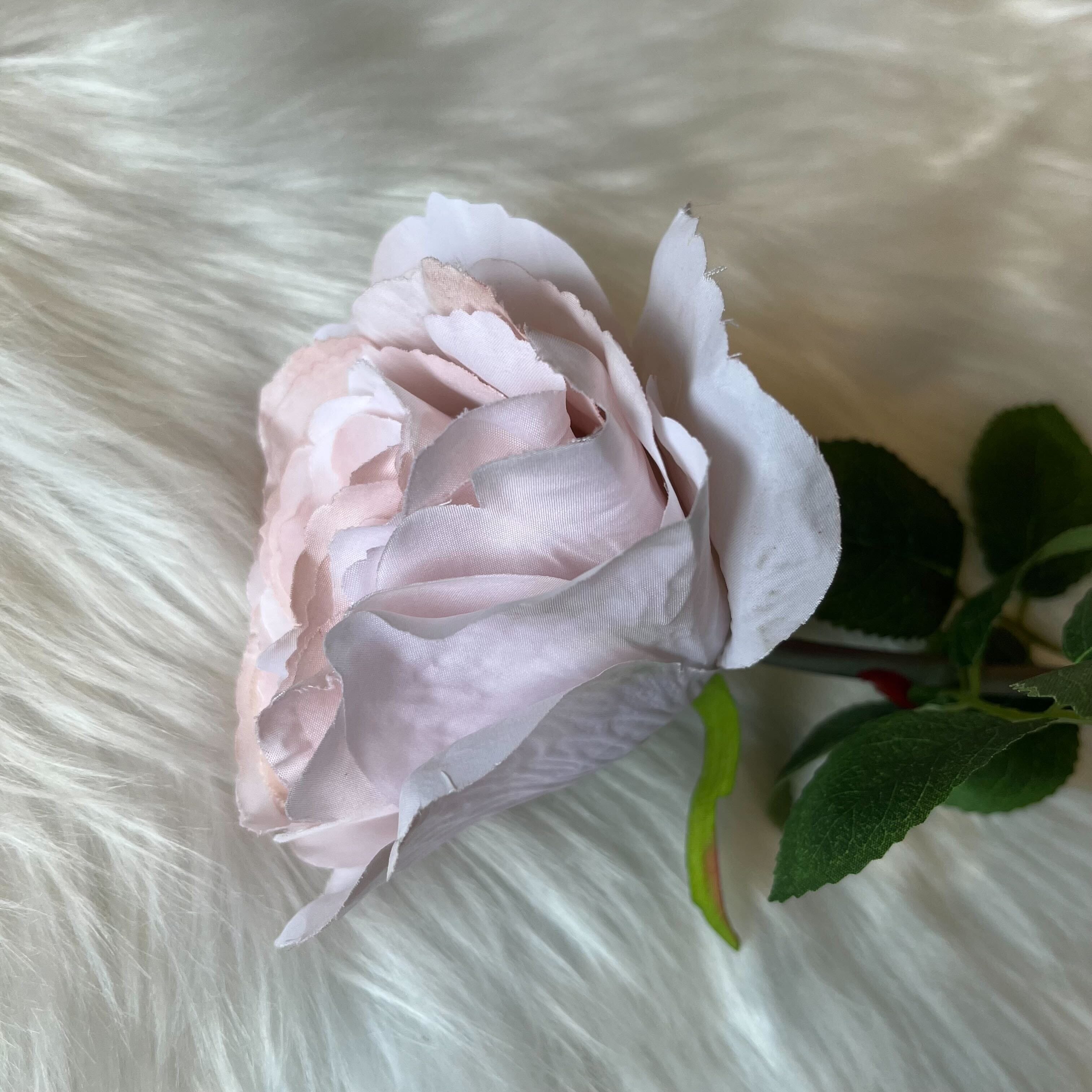 Faux Nude Rose Single Stem Flower – Rowen Homes