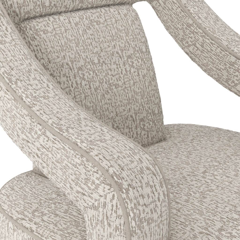 Shop Faye Beige Patterned Accent Chair with Black legs – Rowen Homes