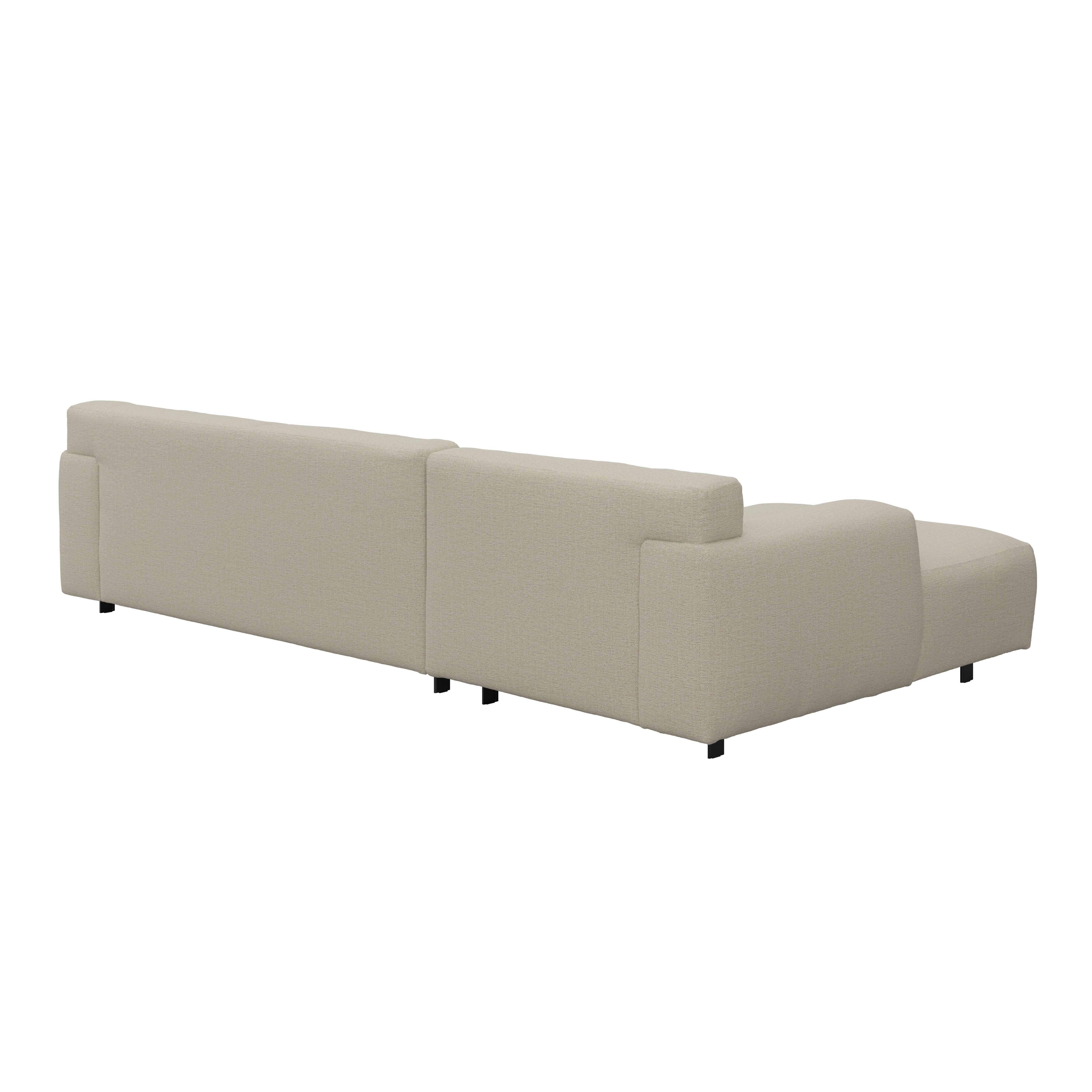 Freja Sand Textured Left Hand Facing Chaise End Sofa – Rowen Homes