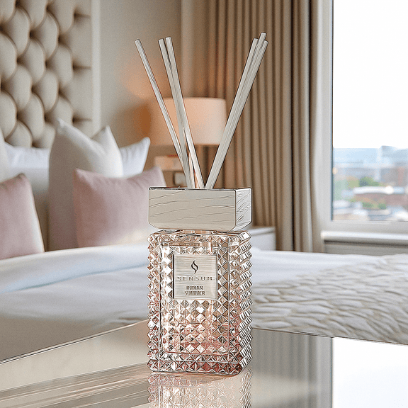 Indian Summer Mini Pink & White Luxury Reed Diffuser - 150ml – Rowen Homes