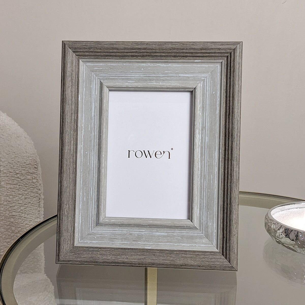 Jemima Grey Washed Wood Photo Frame - 5x7" – Rowen Homes