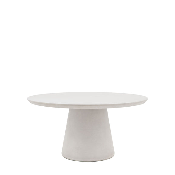 Katrina Concrete Indoor/Outdoor Round Dining Table – Rowen Homes