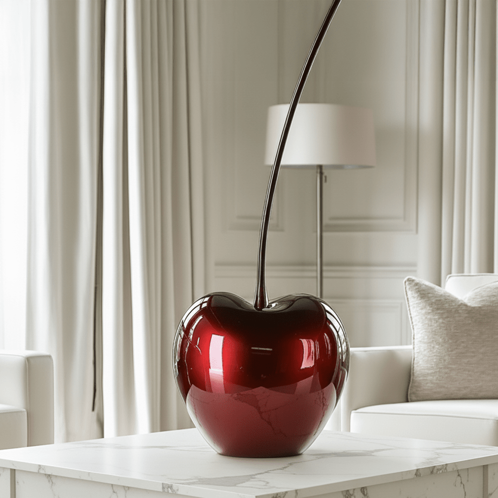 Large Deep Red Statement Cherry Ornament – Rowen Homes
