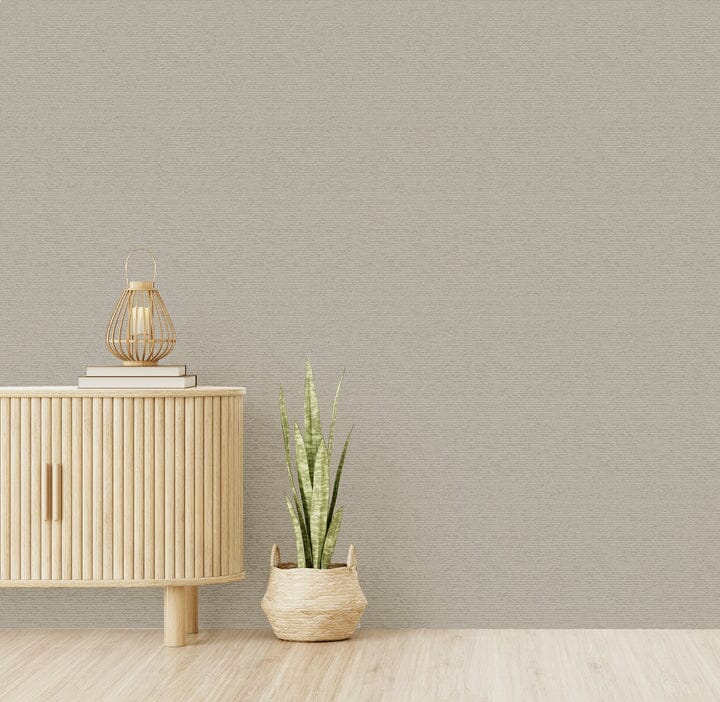 Lexi Oatmeal Metallic Textured Wallpaper – Rowen Homes