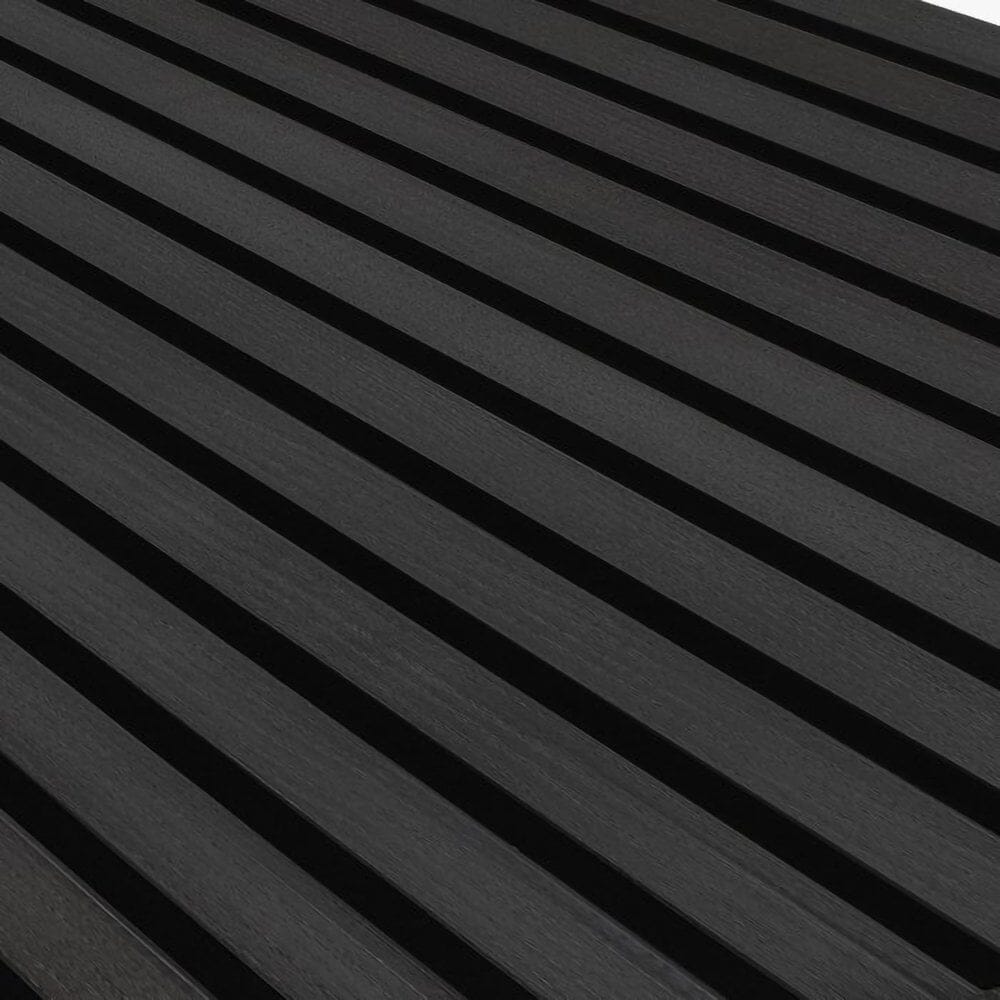 Marchmont Dark Grey Wood Veneer Decorative Acoustic Slat Wall Panel ...