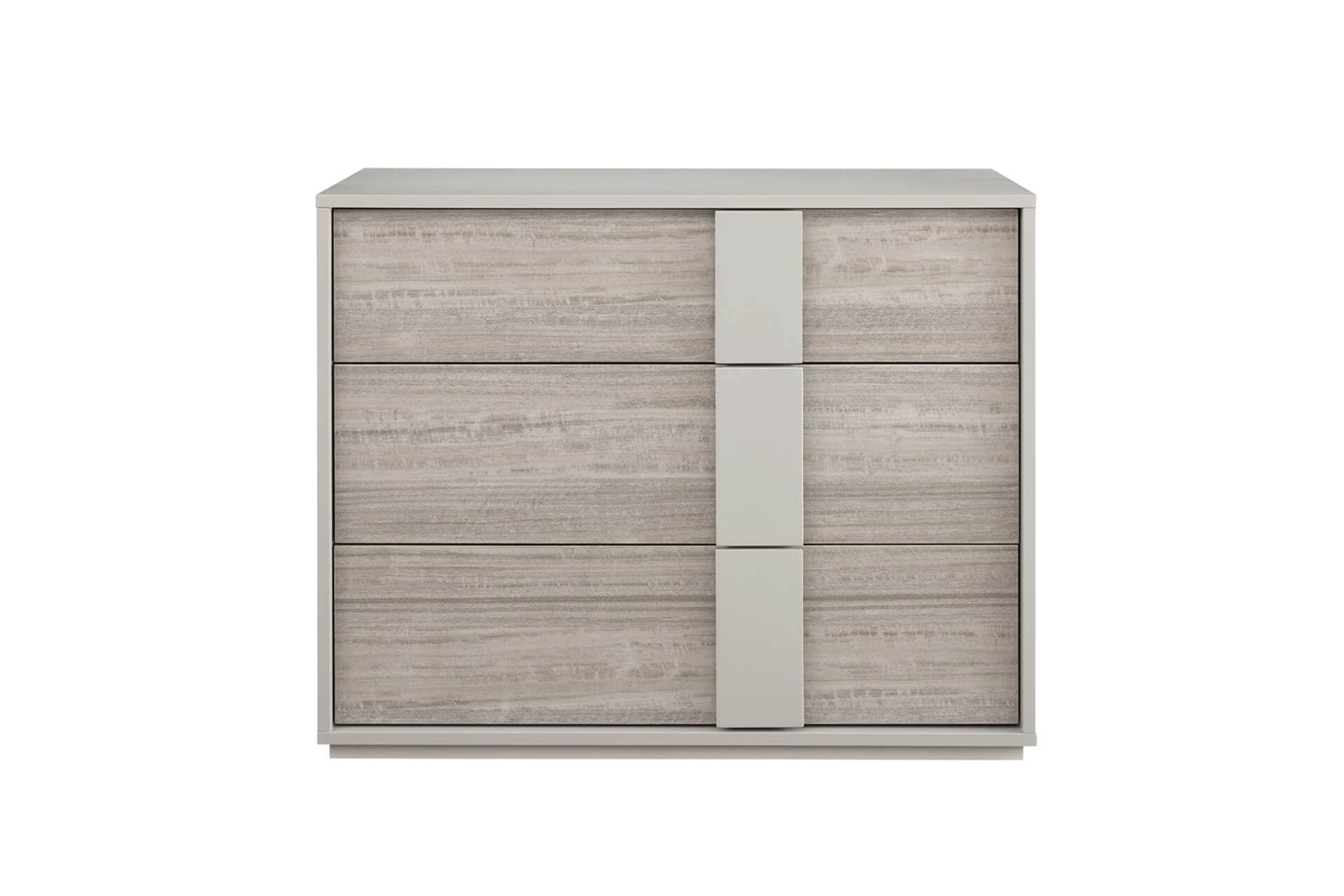 Maya Luxury Greige 3 Drawer Chest – Rowen Homes