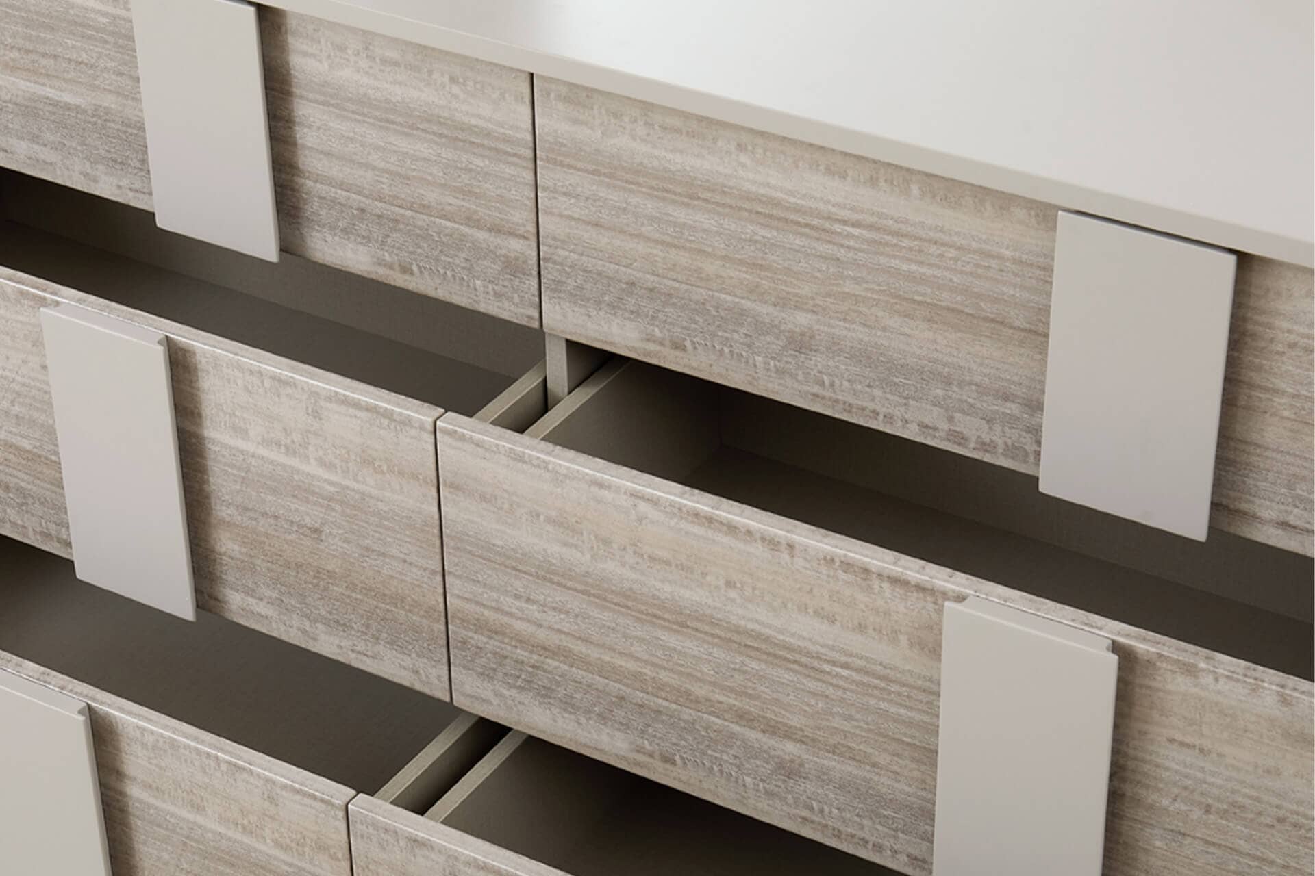 Maya Luxury Greige 6 Drawer Chest – Rowen Homes