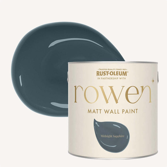 Midnight Sapphire Deep Blue Wall & Ceiling Flat Matt Paint – Rowen Homes