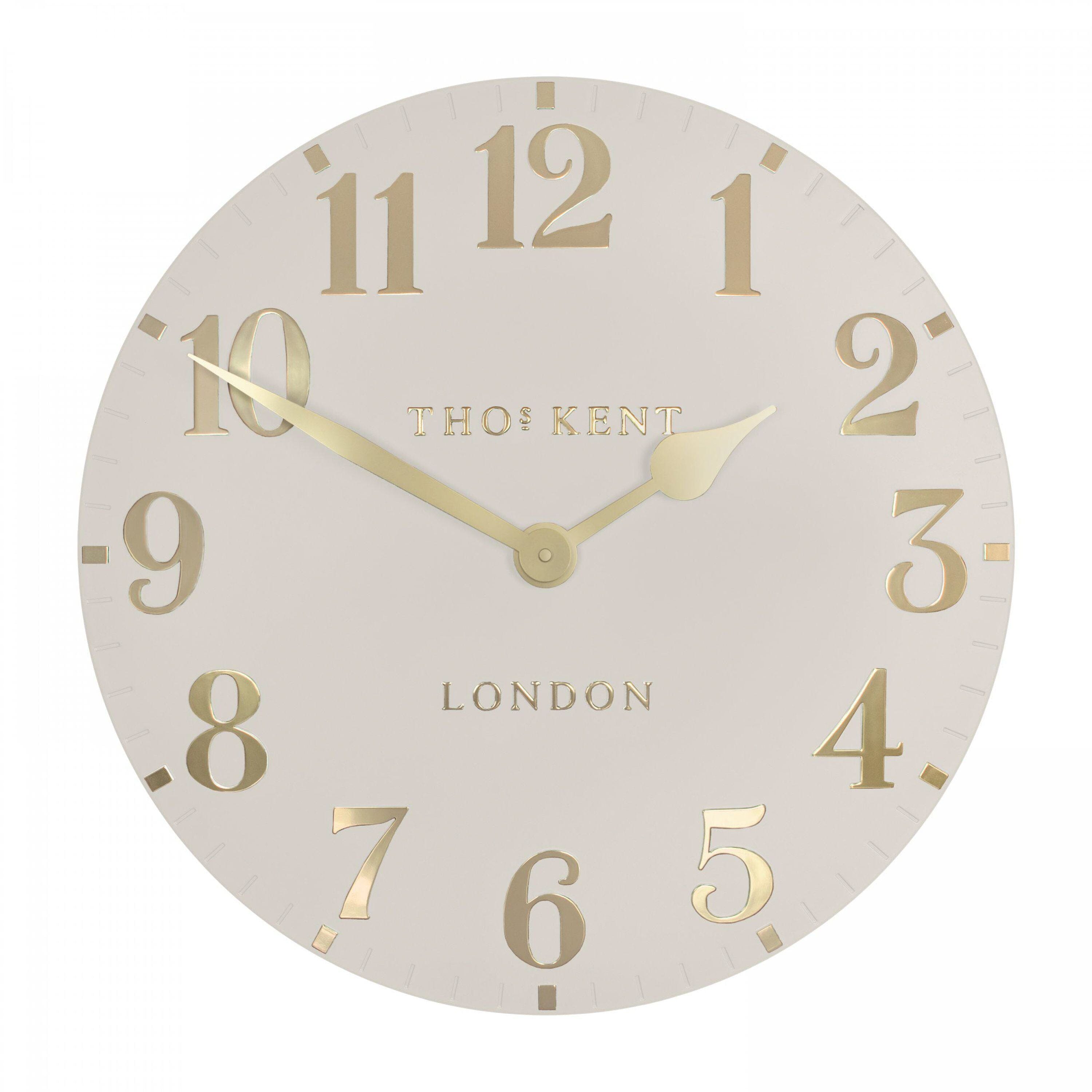 Milly Cream & Gold Decorative Wall Clock – Rowen Homes