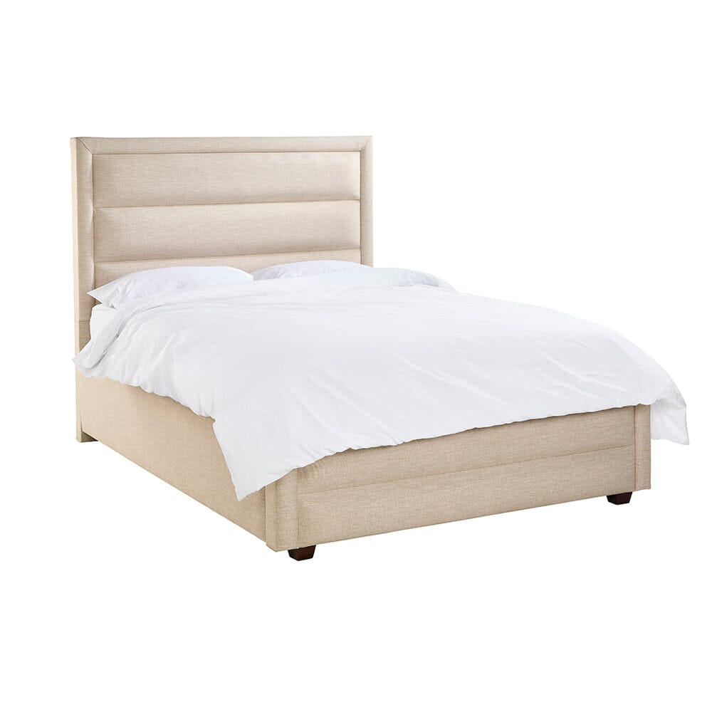 Natalia Luxury Stone Textured Upholstered Bed – Rowen Homes