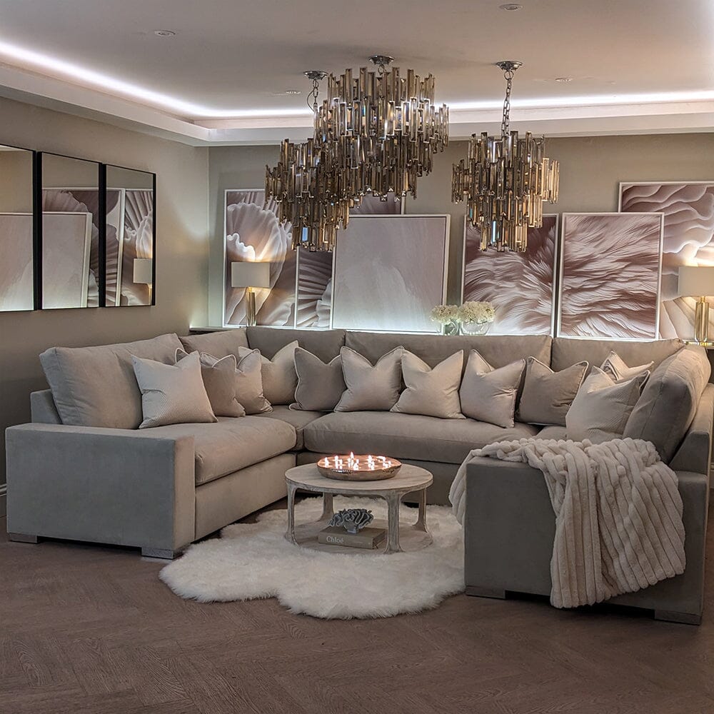 Olivia Premium U-Shaped Sofa Range - Ultimate Luxury Seating – Rowen Homes