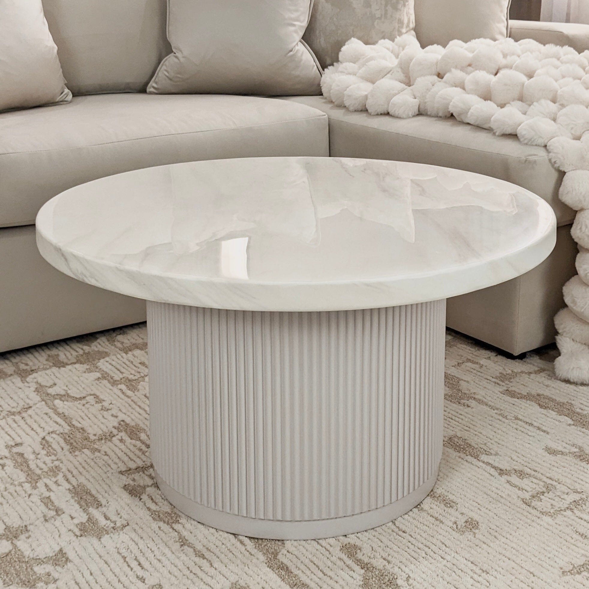 Shop Portobello Medium Marble Coffee Table – Rowen Homes