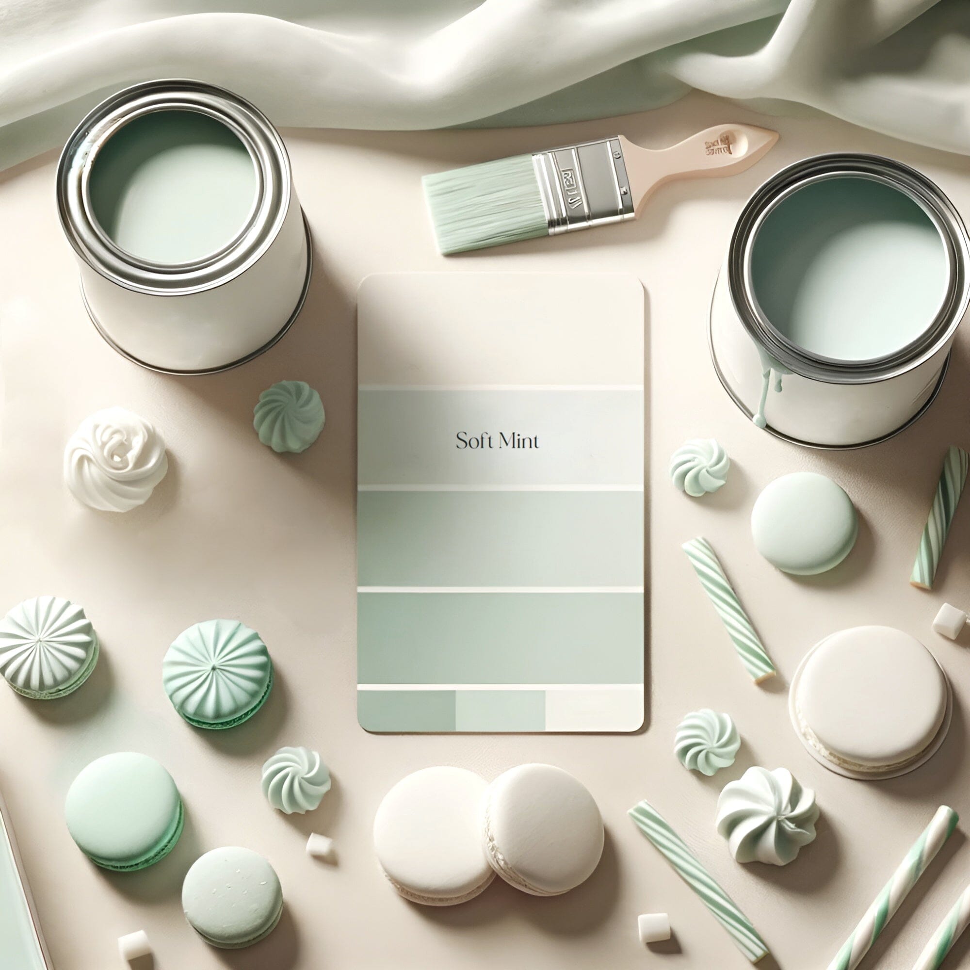 Soft Mint Satin Wood & Trim Paint - 750ml – Rowen Homes
