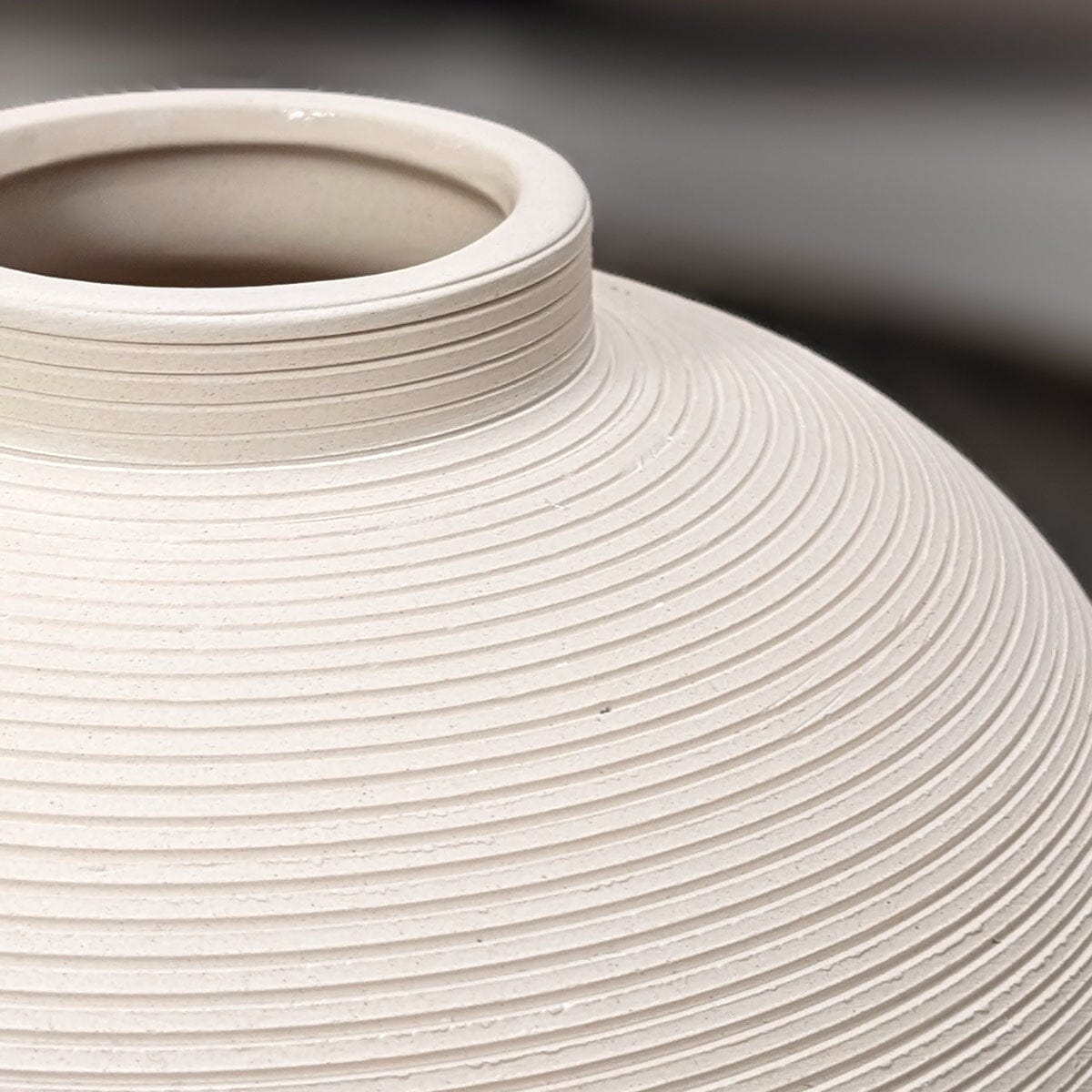 Shop Solis Large Rounded Stone Ceramic Neutral Vase – Rowen Homes