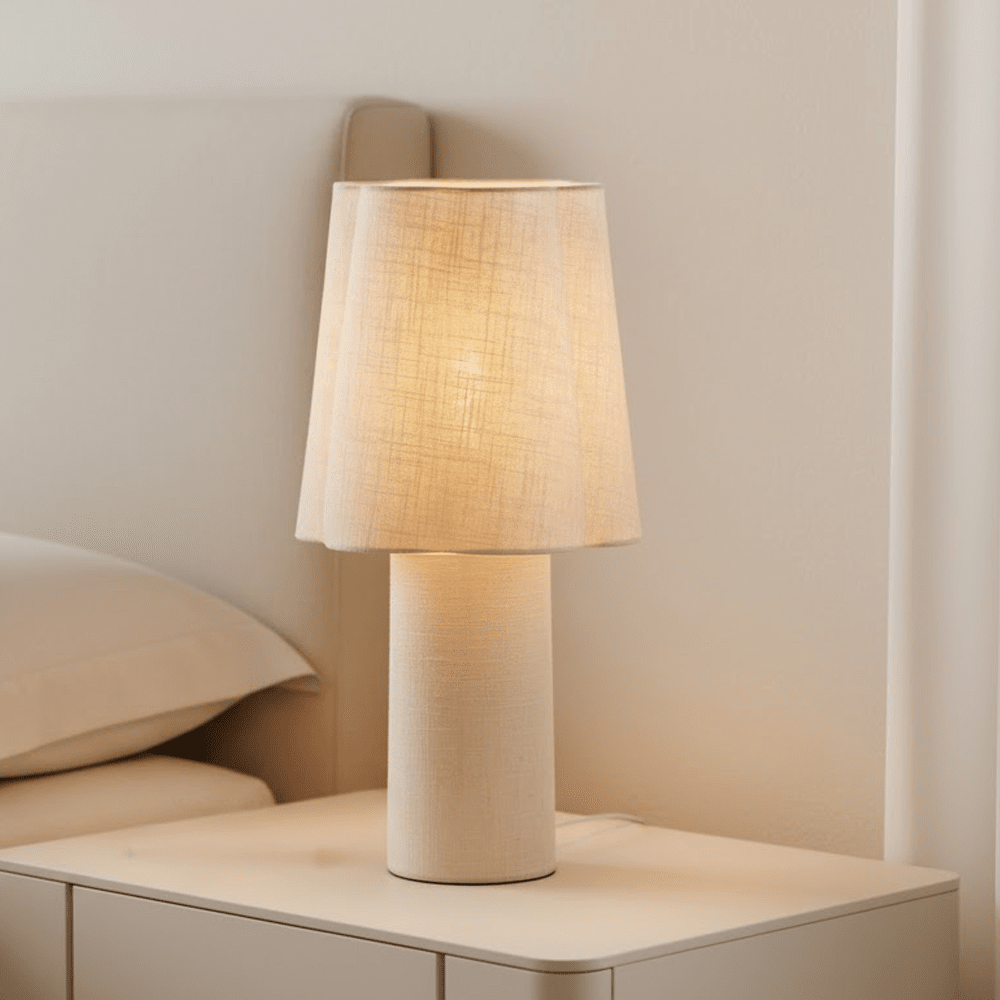 Somerset Neutral Linen Table Lamp – Rowen Homes