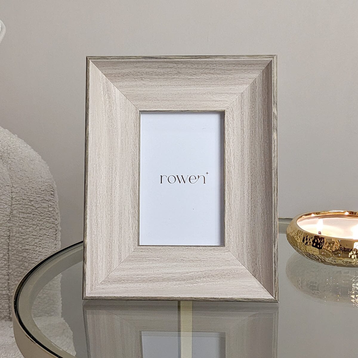 Stanton White Washed Wooden Photo Frame - 4x6" – Rowen Homes