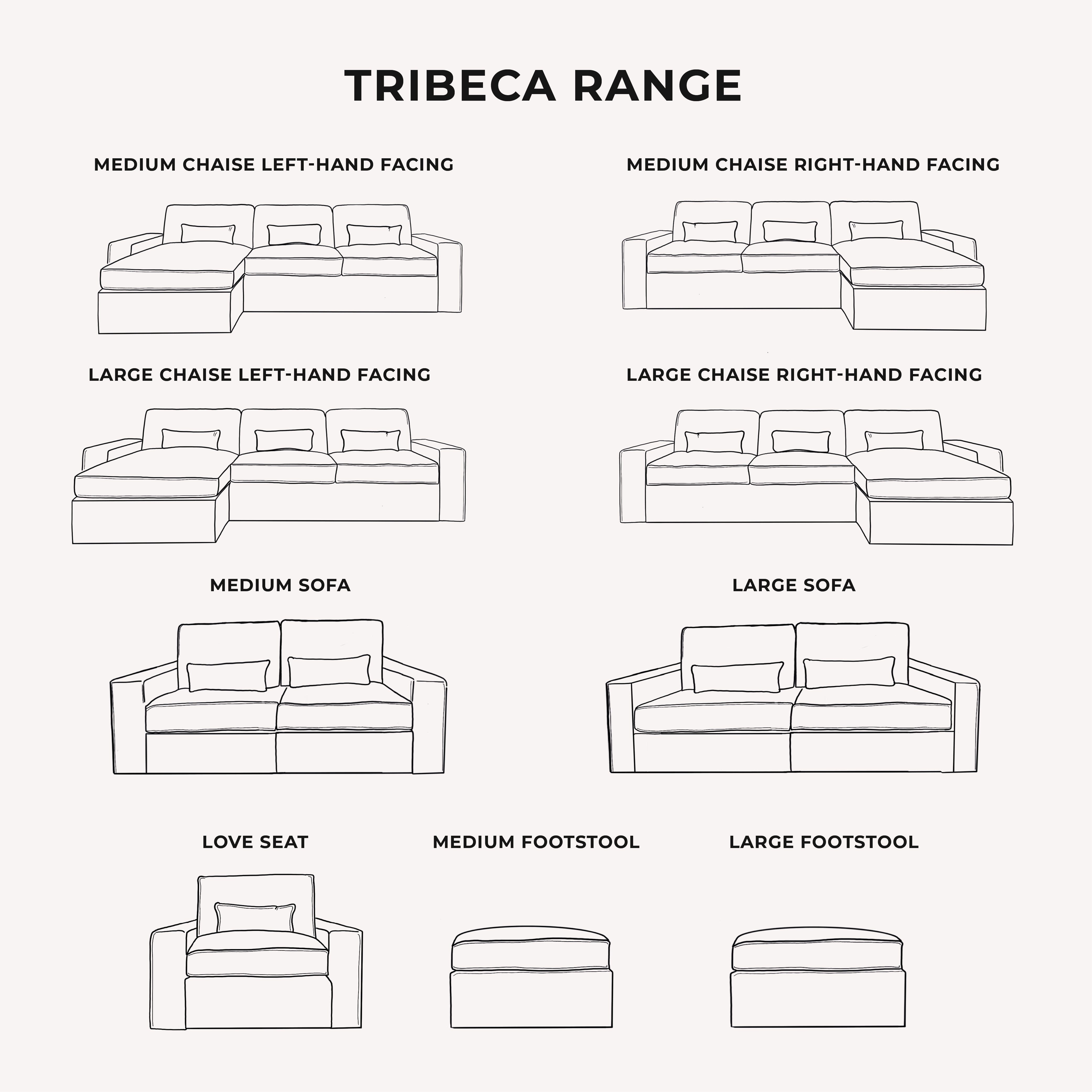 Tribeca Ash Greige Sofa Range – Rowen Homes
