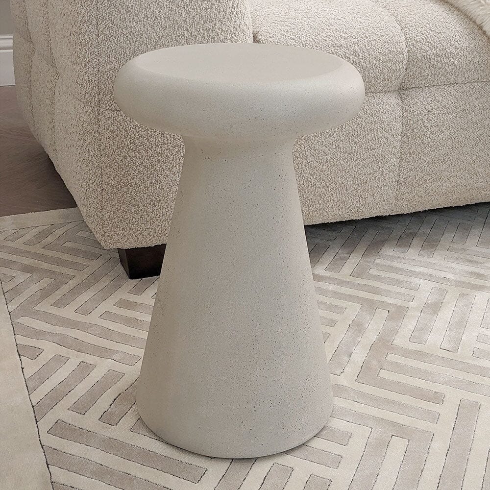 Tuscany Stone Indoor/Outdoor Round Side Table – Rowen Homes