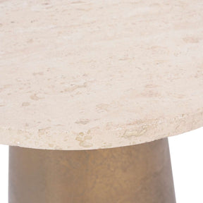 Valiona Gold & Marble Side Table – Rowen Homes