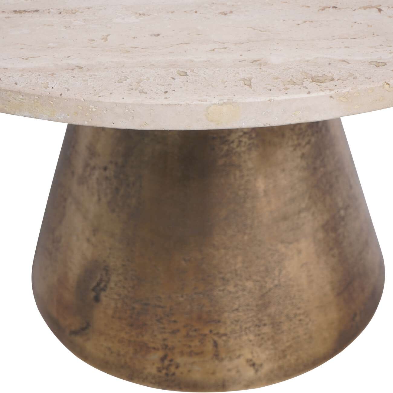 Valiona Medium Gold & Marble Coffee Table – Rowen Homes