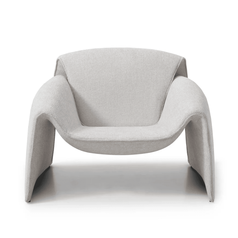 Zafira Cream Woven Statement Accent Chair – Rowen Homes