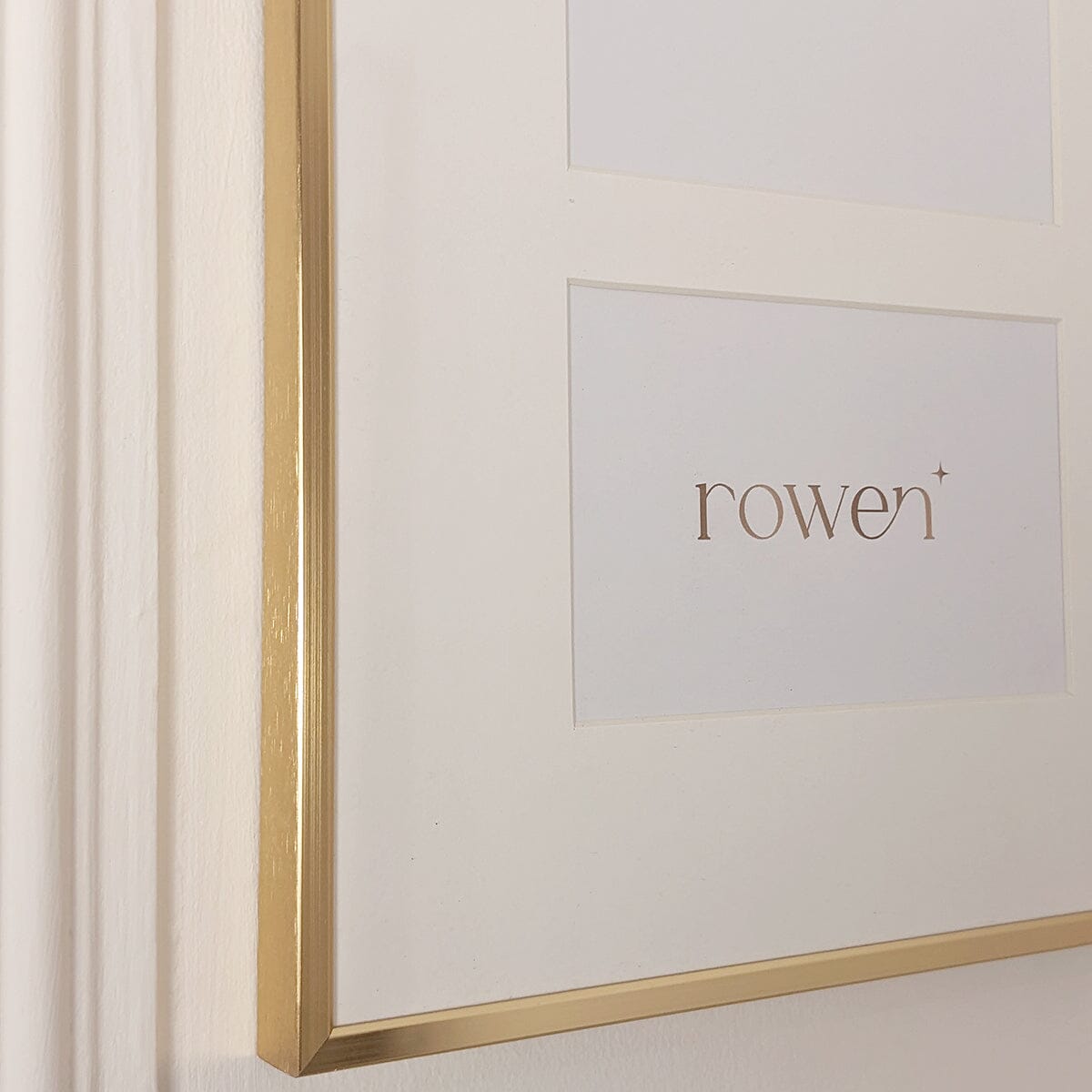 Shop Zenaida Large Arched Top Gold Multi Photo Frame – Rowen Homes