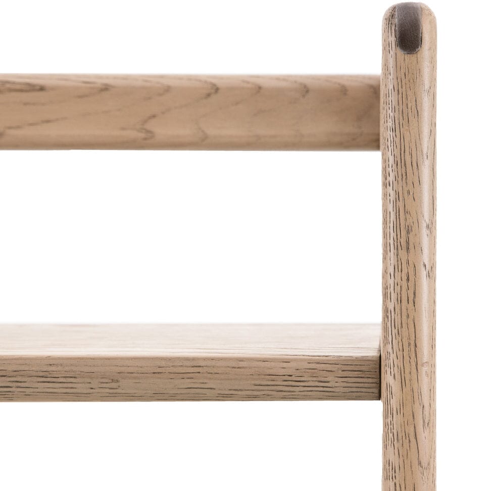 Zyra Smoked Oak Wooden Display Shelving Unit – Rowen Homes