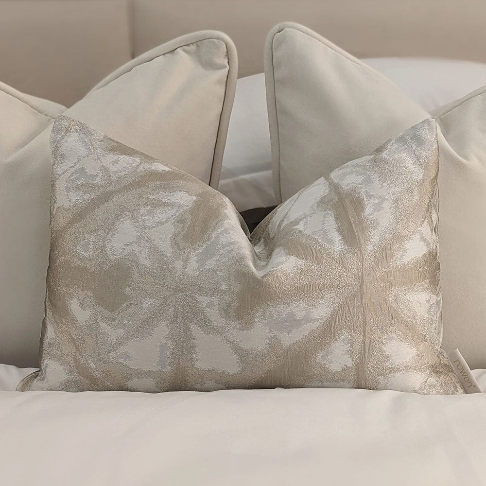 Arizona Cream & Nude Print Bolster Cushion - 50 x 35cm – Rowen Homes