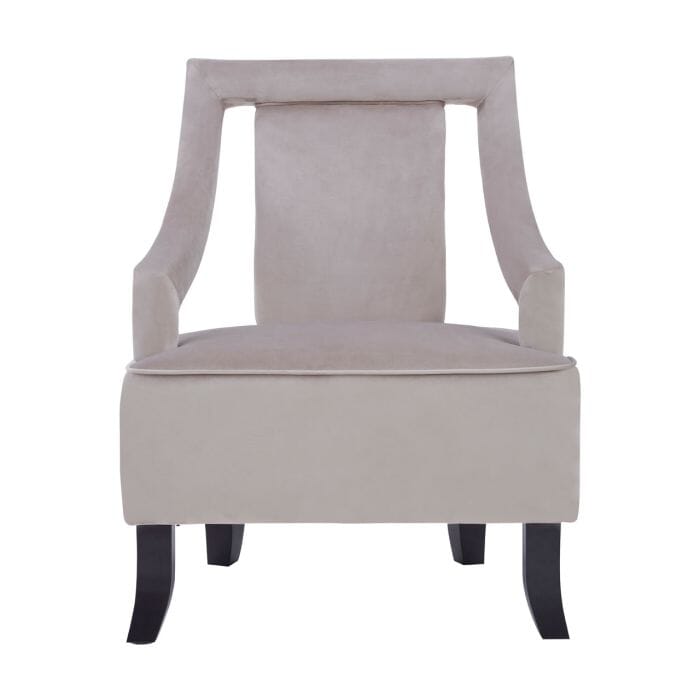 Velvet chair wooden legs store