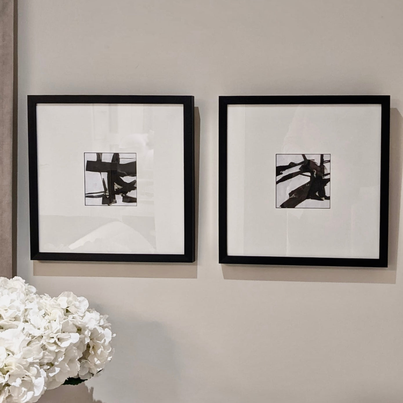 Deluxe Monochrome Wall Art Set of 2 – Rowen Homes