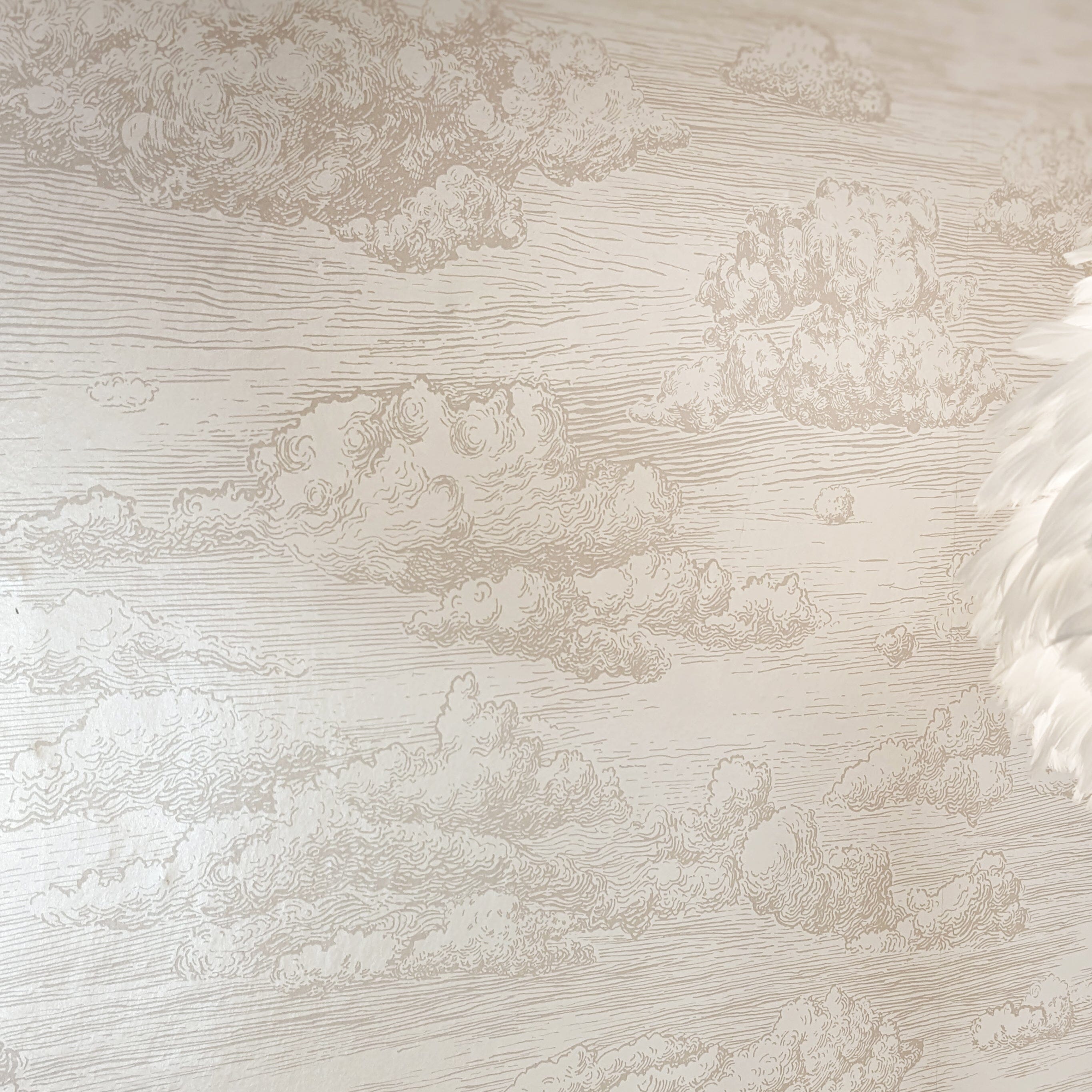 Euphoria Cloud Pearlescent Wallpaper – Rowen Homes