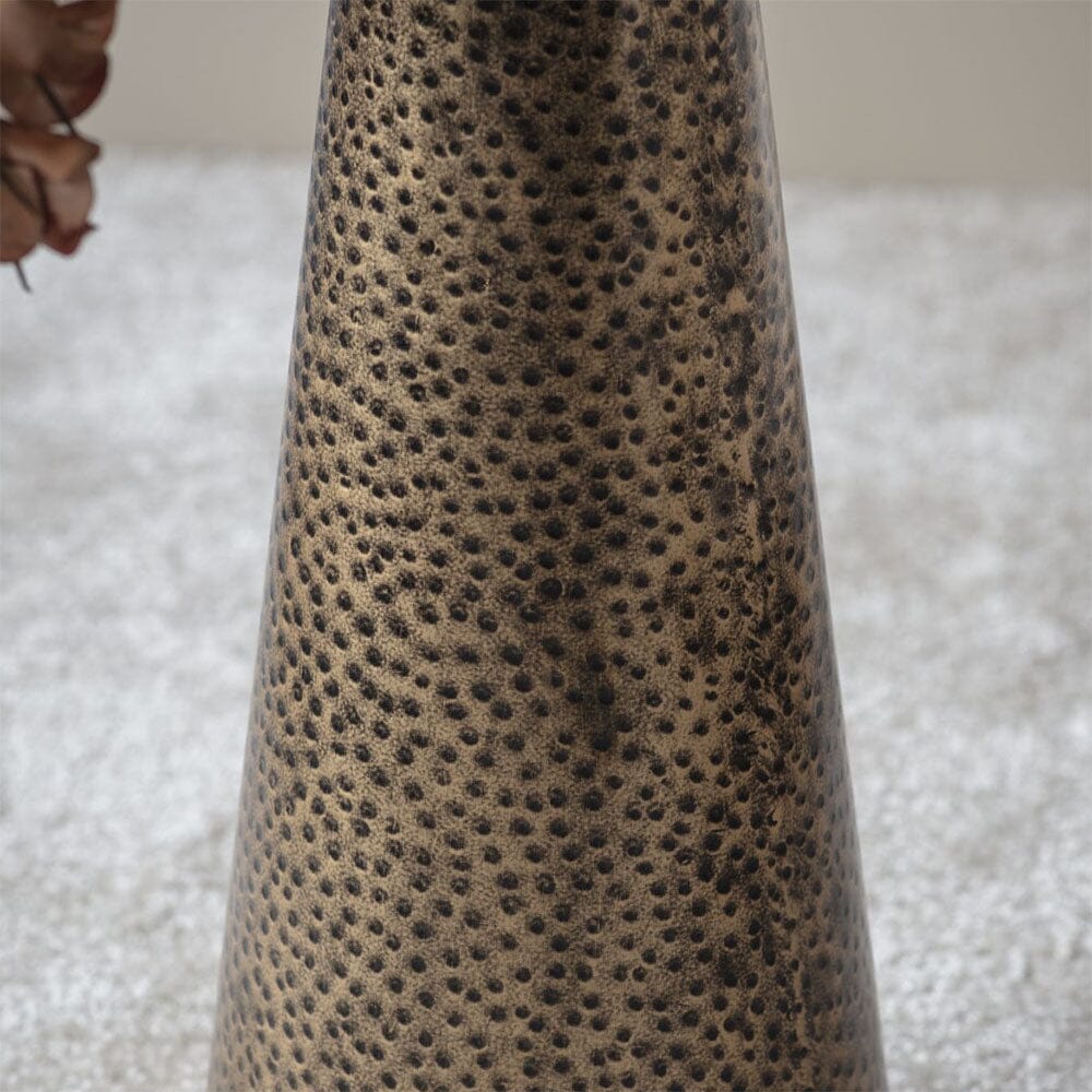 Genesis Antique Gold Hammered Side Table – Rowen Homes