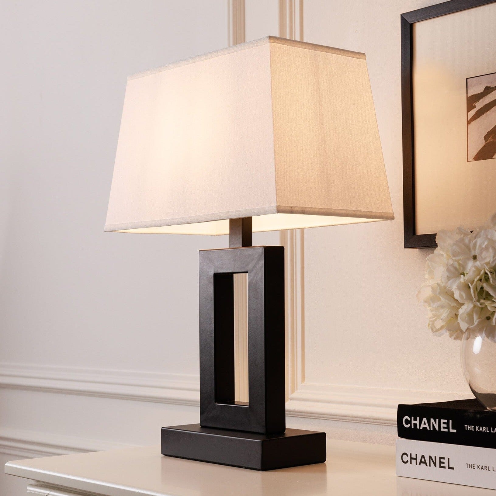 Javier Black Table Lamp – Rowen Homes