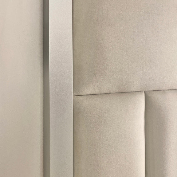 Kensington Smoke Grey & Silver Premium Abstract Headboard – Rowen Homes