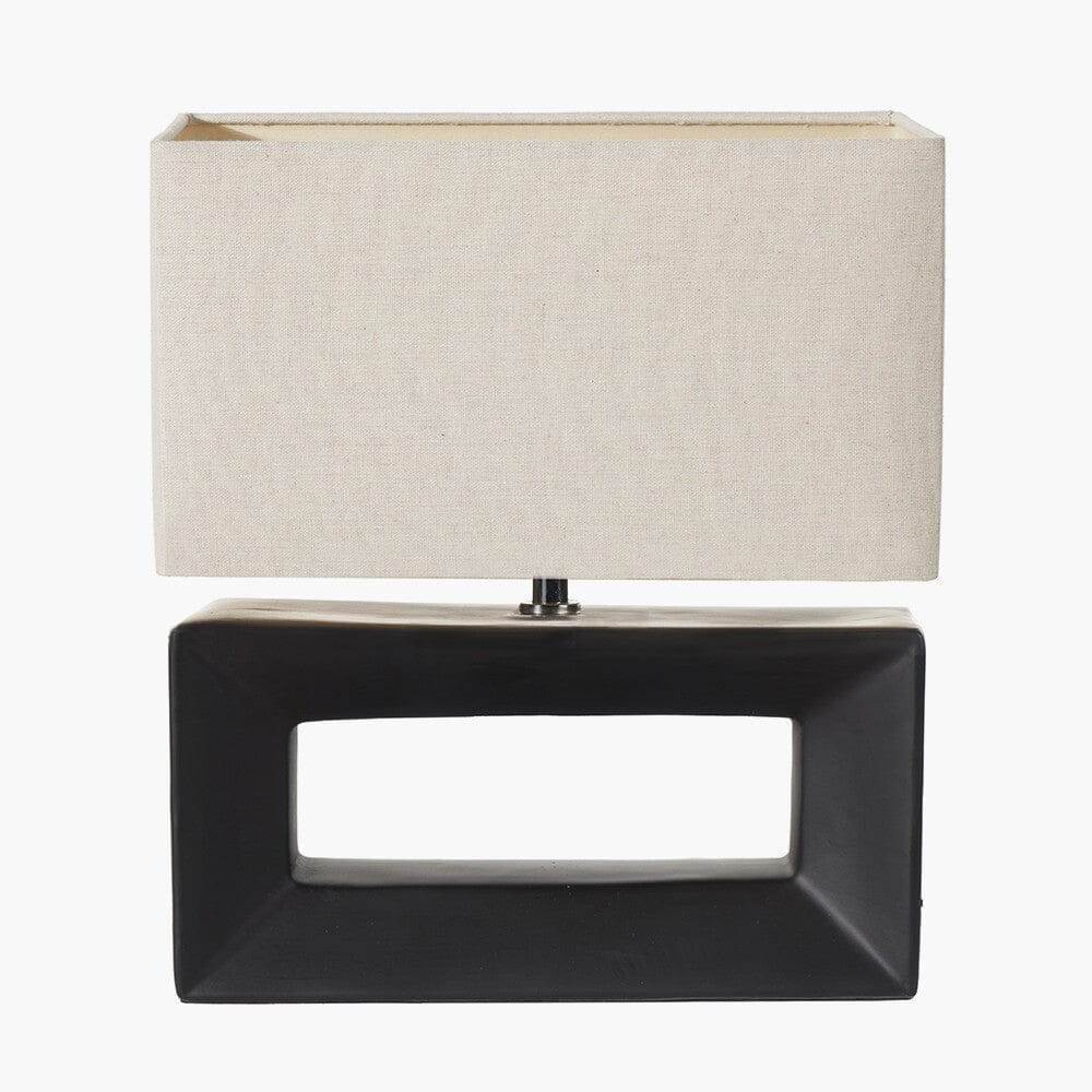 Kimia Black Rectangular Table Lamp – Rowen Homes