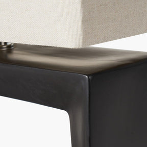 Kimia Black Rectangular Table Lamp – Rowen Homes