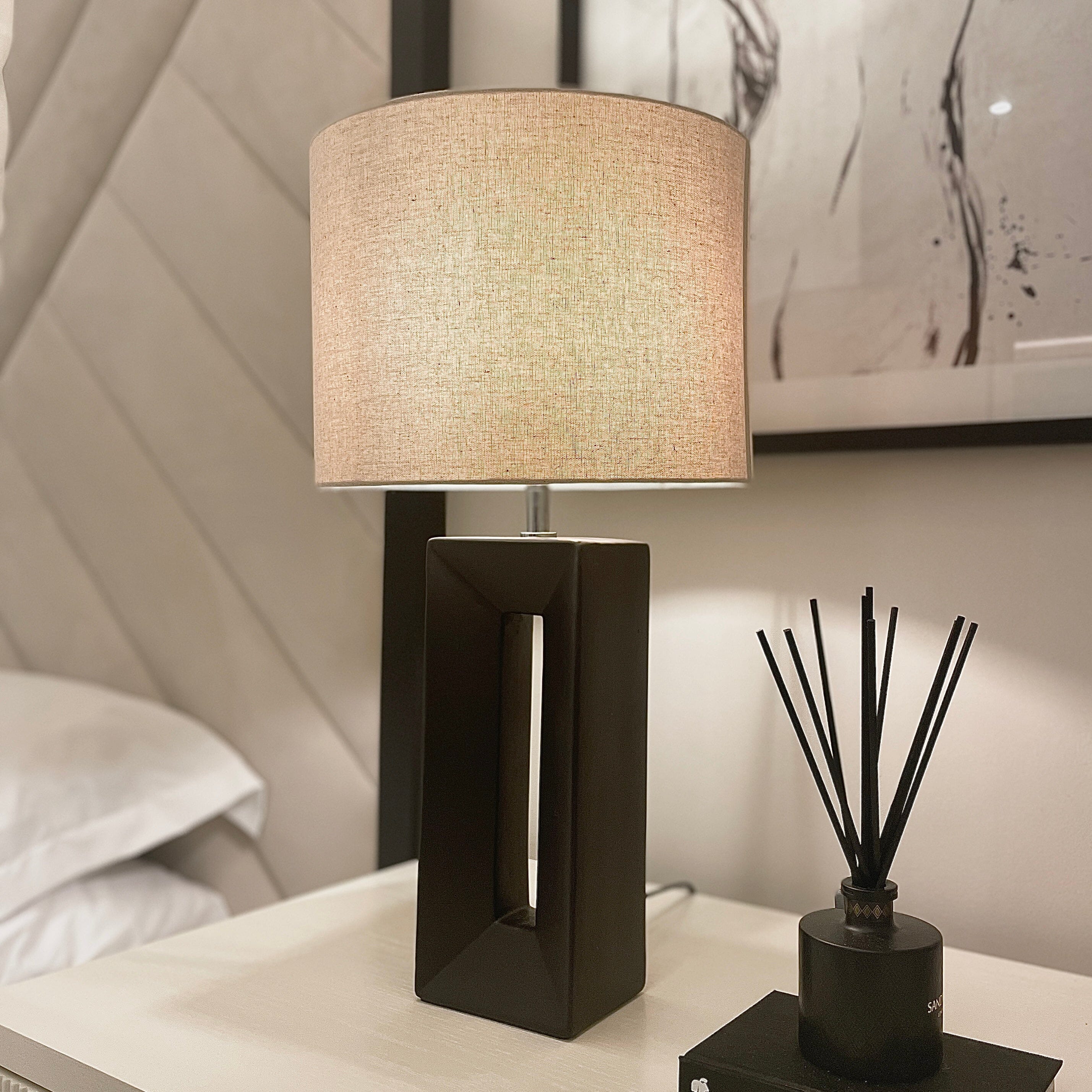Kimia Black Table Lamp – Rowen Homes
